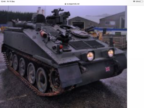 ALVIS FV102 CRVT STRIKER 08FF41 £28000 tidy CVRT Striker